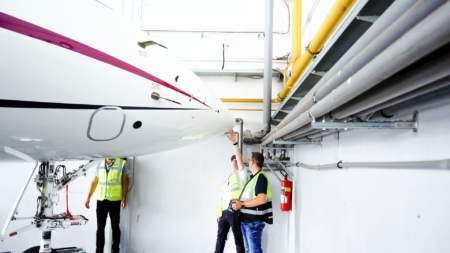 TowFLEXX | electric remote controlled towbarless aircraft tugs